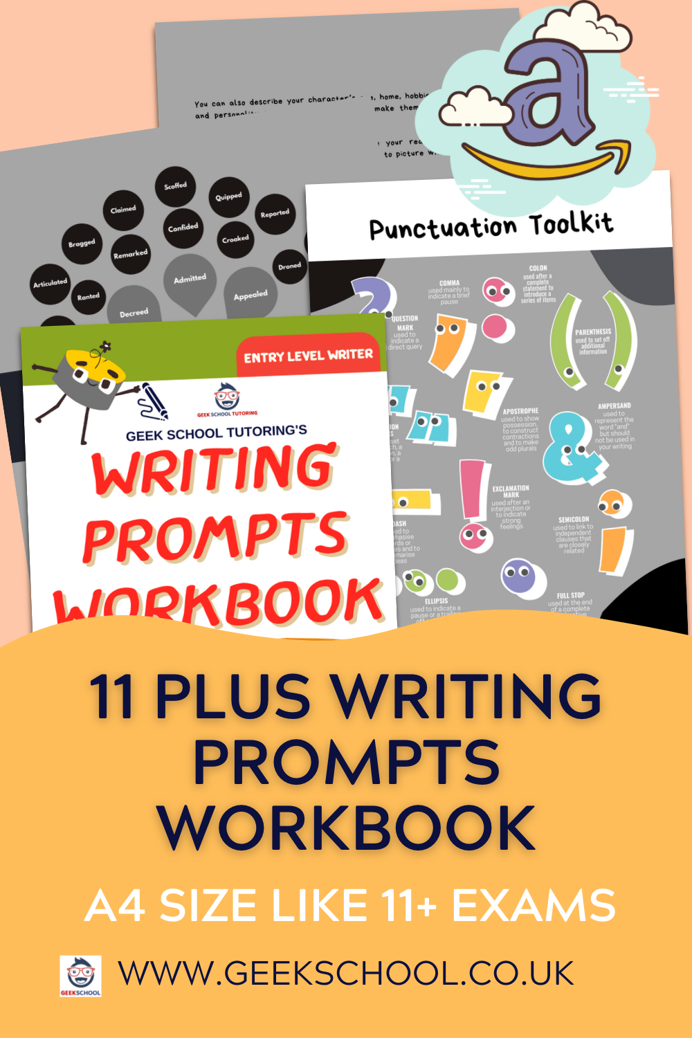 11 Plus Guides - Writing Prompts Booklets for 11+ Exams – Geek School ...