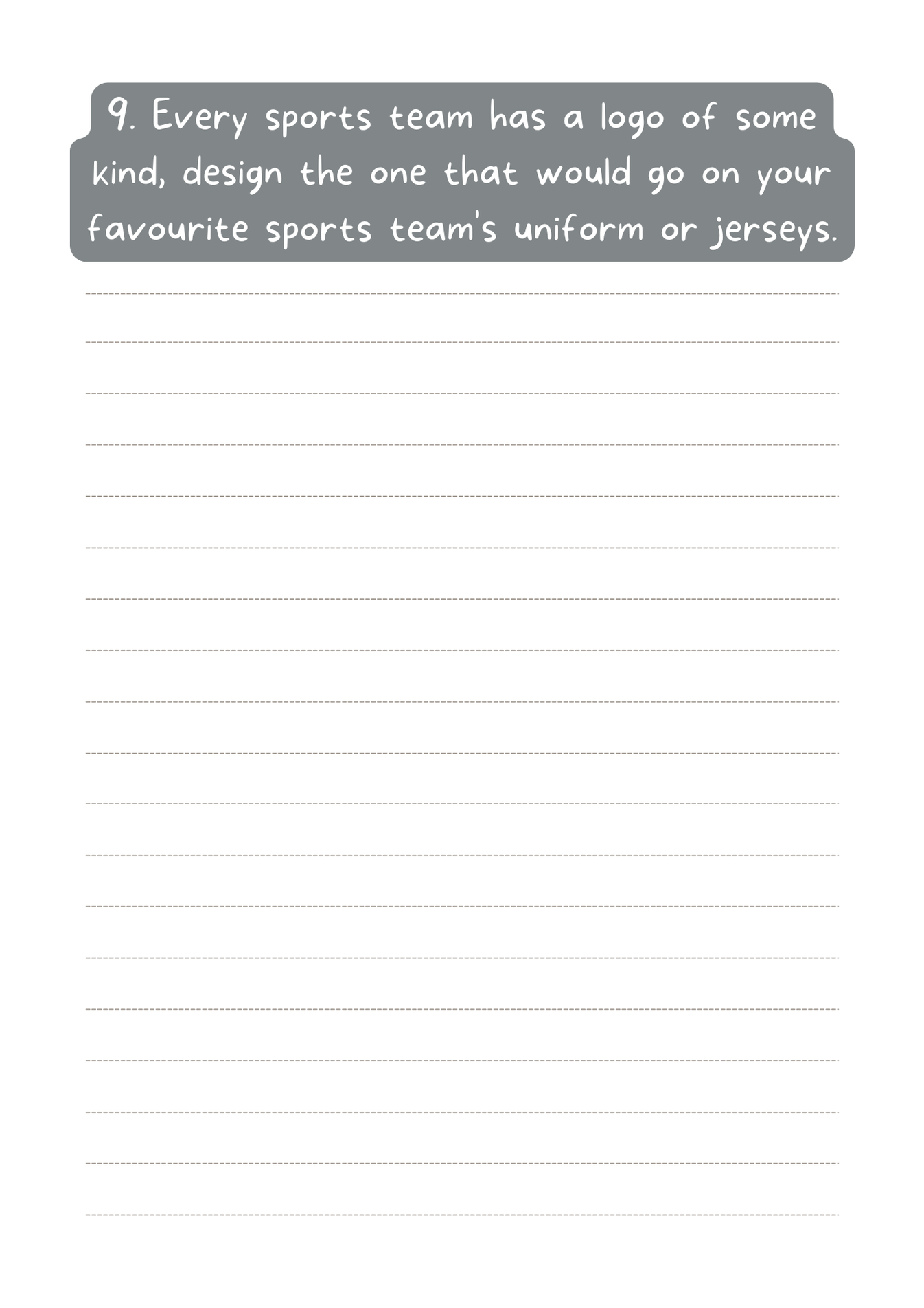 Sports Writing Prompts - Instant Download – Geek School Tutoring